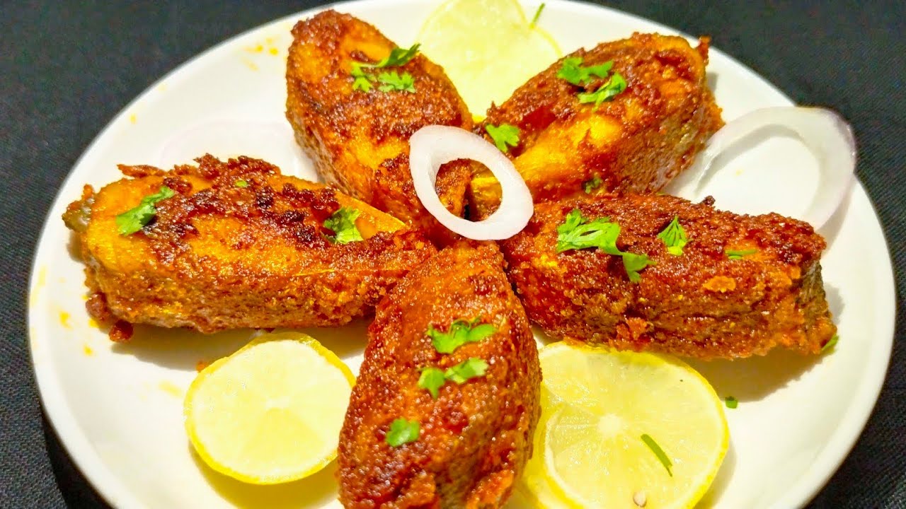 Salmon Fish Fry l Masala Fish Fry l Spicy Indian Fish Fry l - YouTube