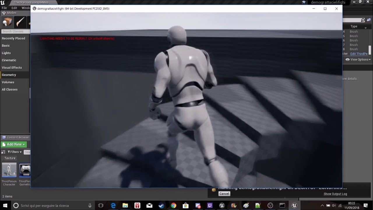 Prova gioco con Unreal Engine 4 - YouTube