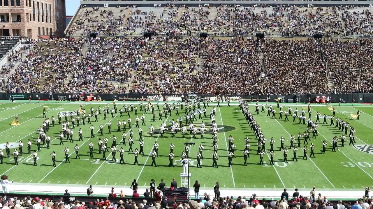 CU vs USC Marching Band Half Time Show - 2021 - YouTube