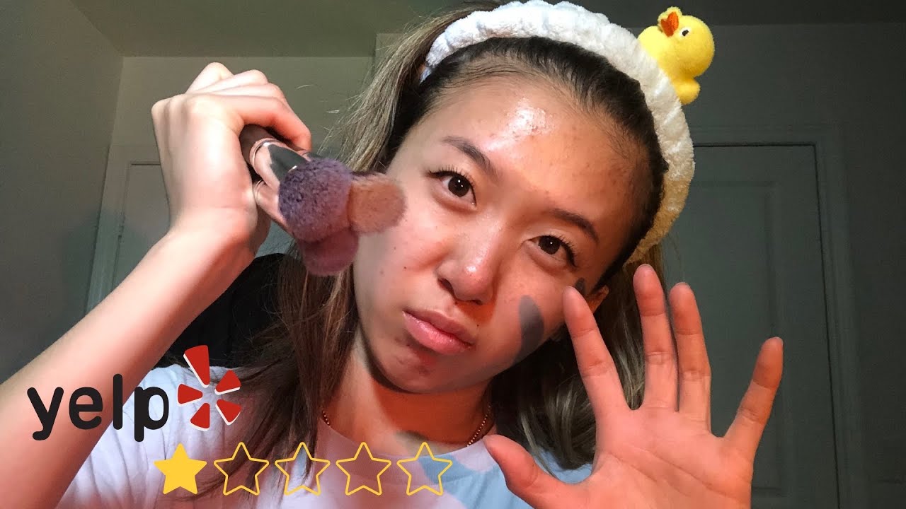 ASMR (might be?) Worst Reviewed MUA in your area! - YouTube