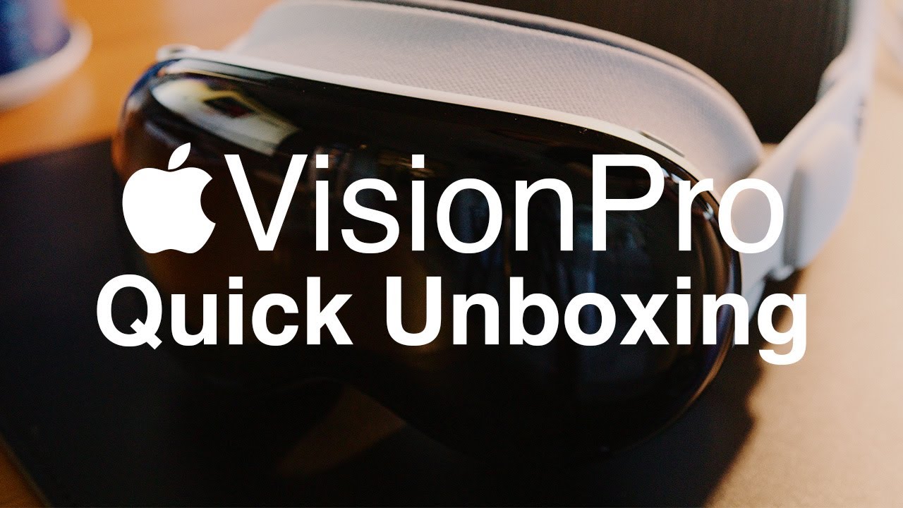 Apple Vision Pro Super Quick Unboxing - YouTube