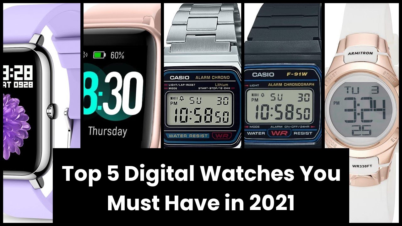 【DIGITAL WATCH】Top 5 Digital Watches You Must Have in 2021 - YouTube