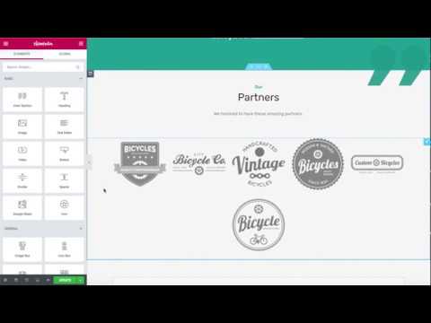 Adding Modern Partners Widget Using Elementor - RealHomes WordPress ...