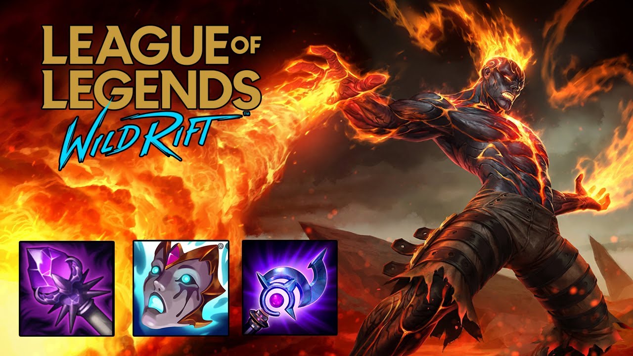 BRAND Build INSANE DMG! 2022 Wild Rift OP MID Lanner! 1 ulty triple ...