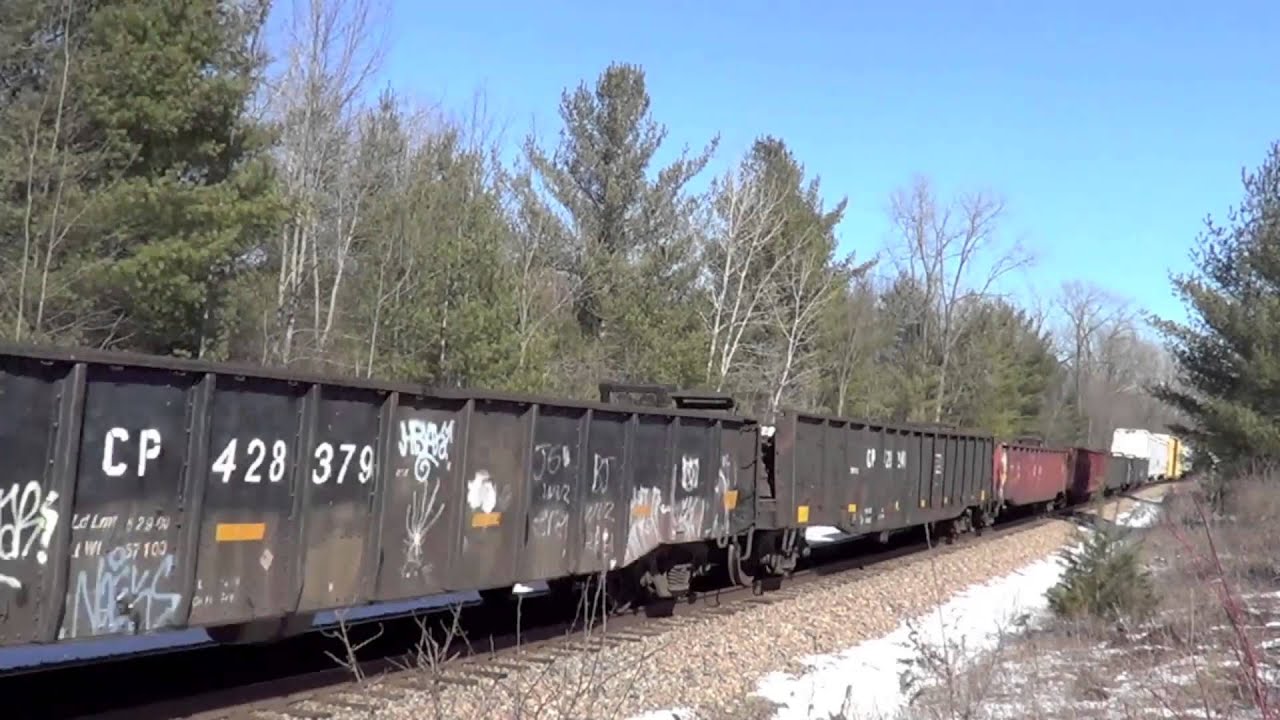 HD- Two SB Freights on the D&H-Moreau,NY - YouTube