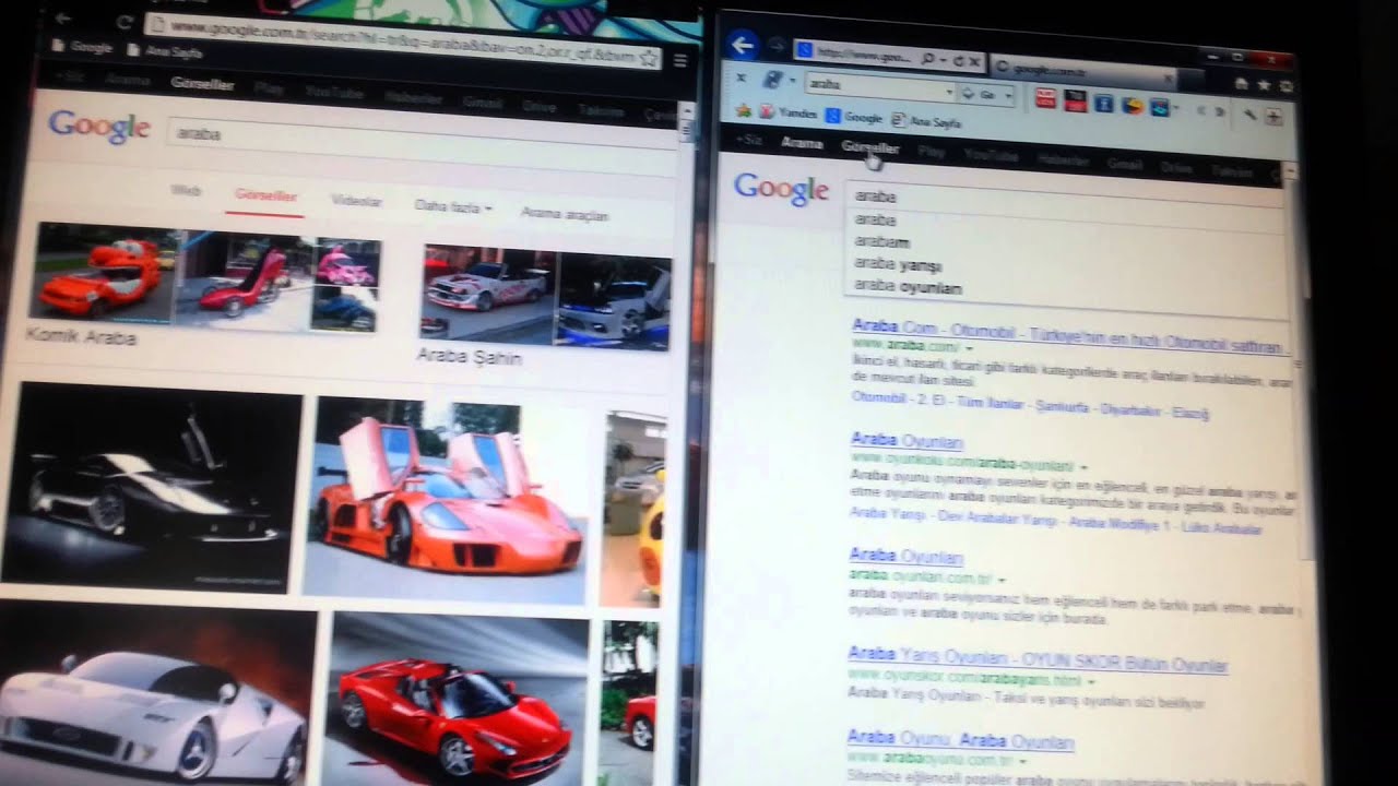 Internet Explorer vs Google Chrome Hız Testi - YouTube