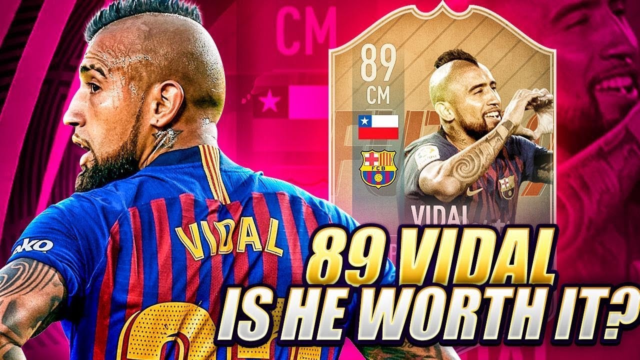 CHEAP 89 FLASHBACK VIDAL REVIEW! USABLE POST TOTS?! FIFA 19 Ultimate ...