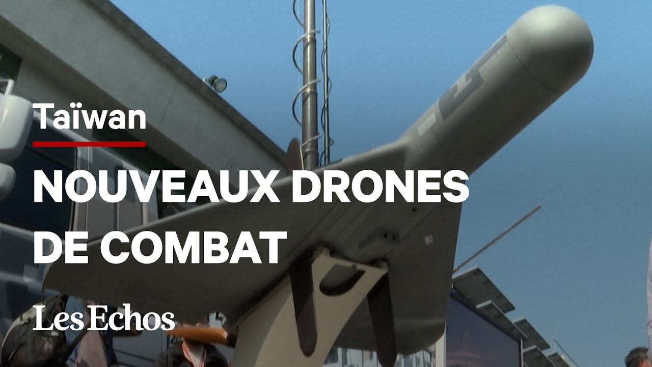 Taïwan dévoile ses nouveaux drones de combat - YouTube