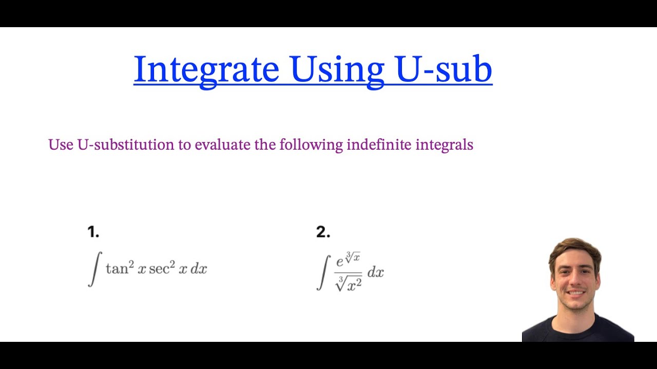 Integrate Using U-sub (Calculus Tricks) - YouTube