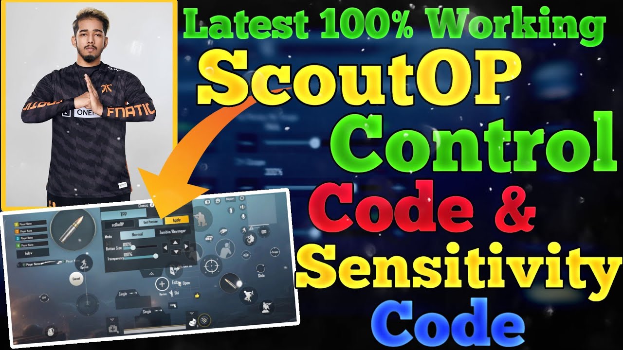 Scout control code | scout sensitivity code | ScoutOP Sensitivity Code ...