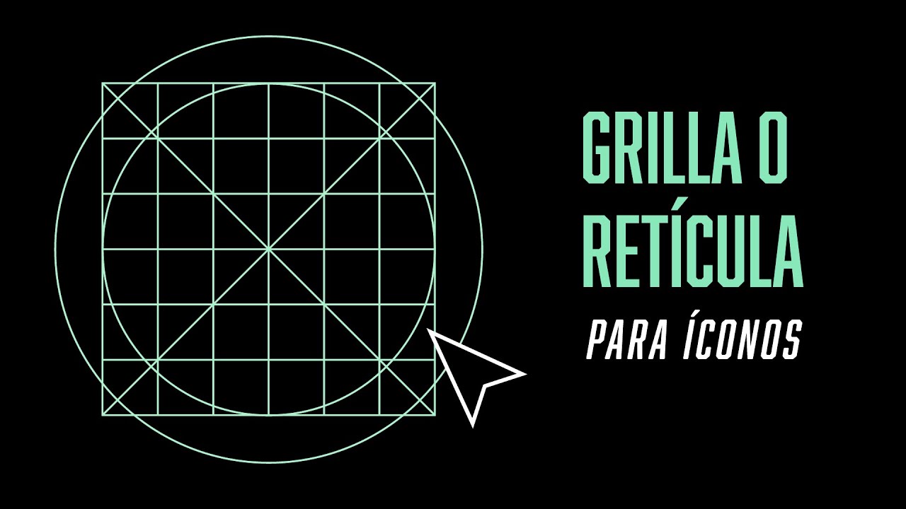 😲 Cómo hacer una GRILLA o RETÍCULA para diseñar ICONOS? 🙌 miniserie ...