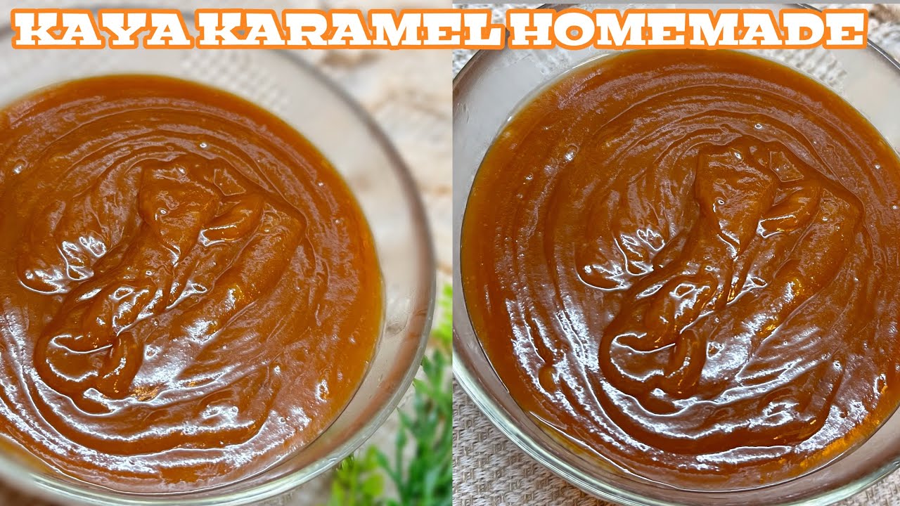 RESEPI KAYA KARAMEL HOMEMADE - YouTube