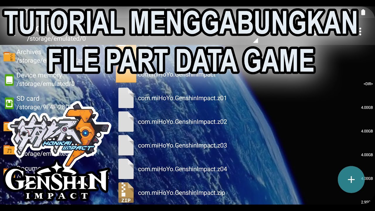 TUTORIAL CARA EXTRACT DATA GAME PART JADI SATU FOLDER TERBARU 2023 ...