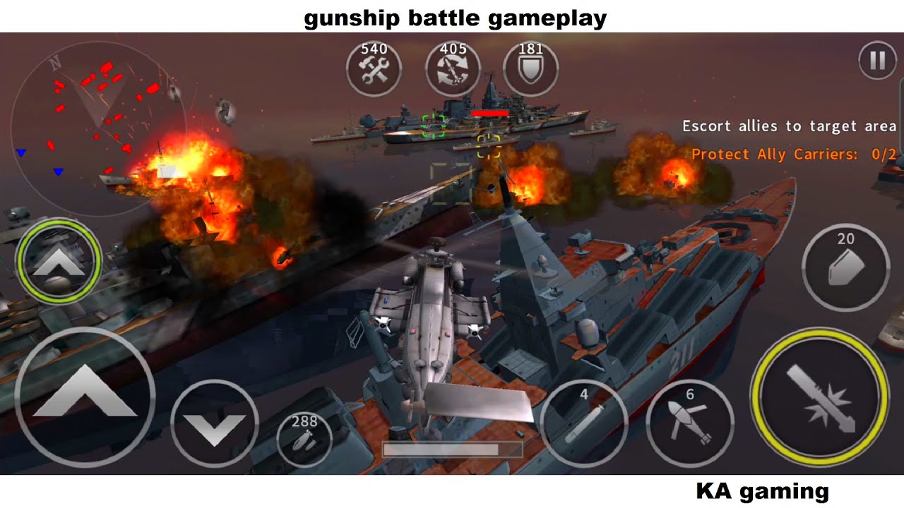 gunship battle gameplay | sea stallion - YouTube