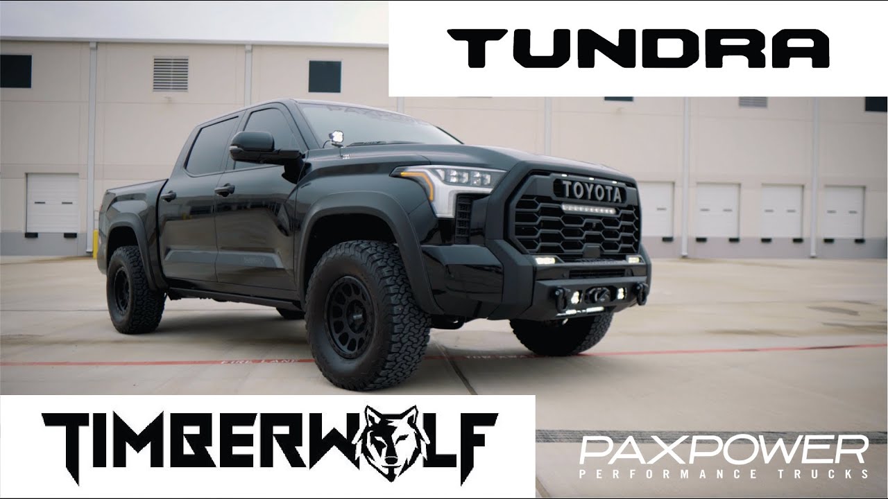 New Off-Road 2022-2024 Toyota Tundra Build - PaxPower Timberwolf - YouTube