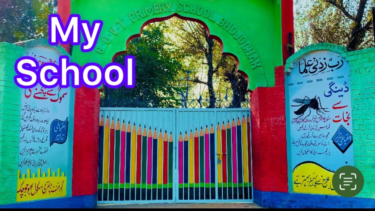 My Village School |My School |My Beautiful School - YouTube