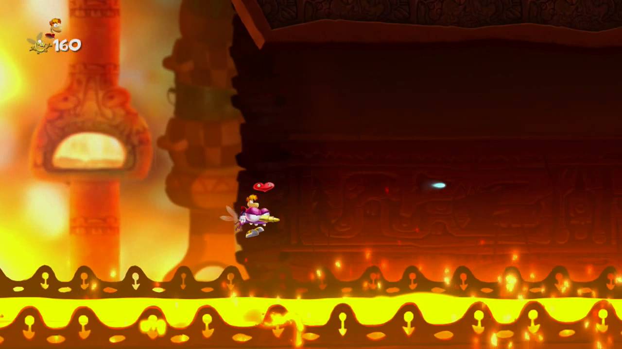 Rayman Legends Playthrough Part 62: [Back To Origins] Gourmand Land ...