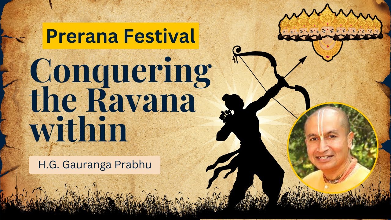Prerana conquering the ravana within HG Gauranga prabhu - YouTube