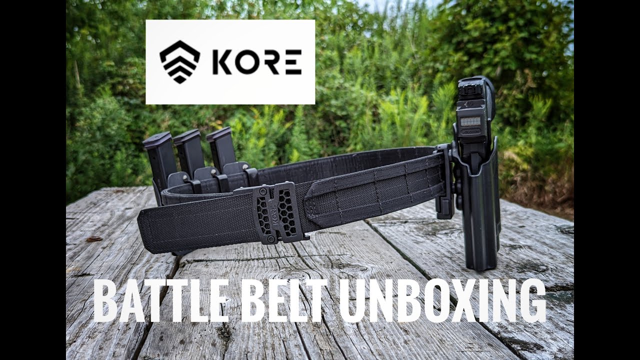 Kore Battle Belt Unboxing & Set-Up - YouTube