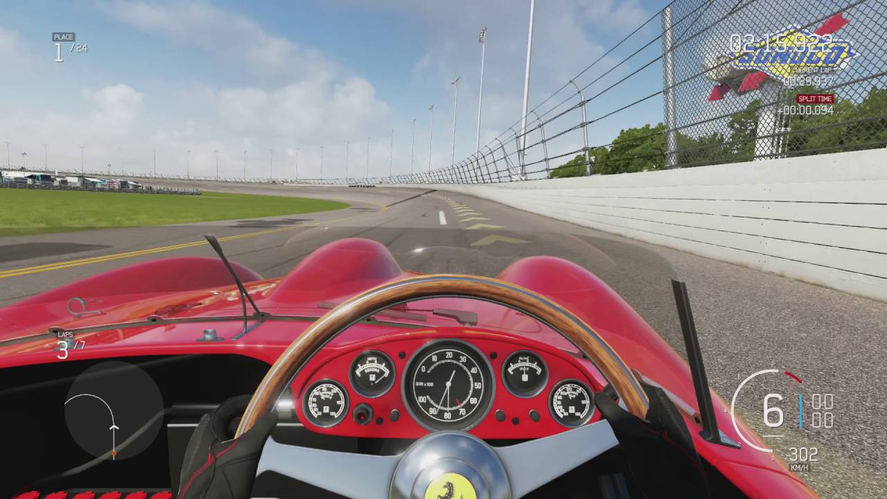 Forza Motorsport 6 Ferrari 250 Testa Rossa S722 1957 @ Daytona Tri Oval ...