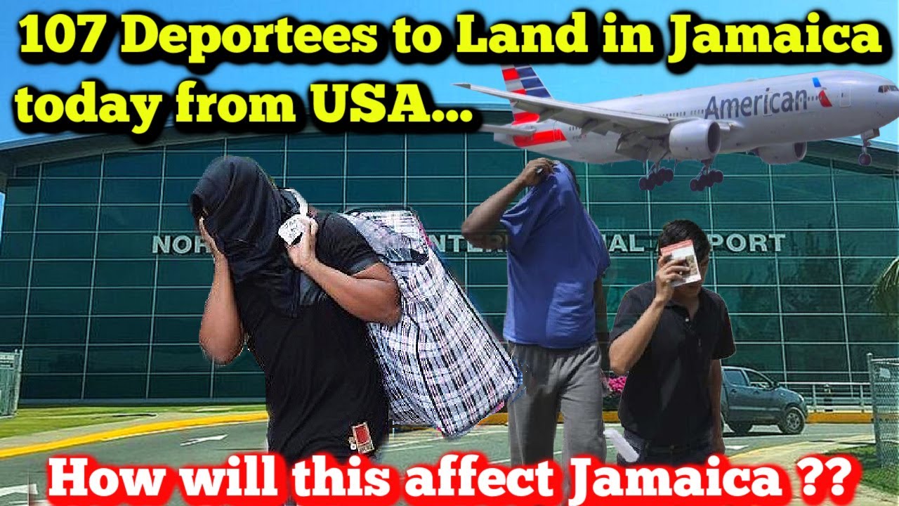 107 Jamaicans Deported on Same Flight Back to Island as Jamaica Braces ...