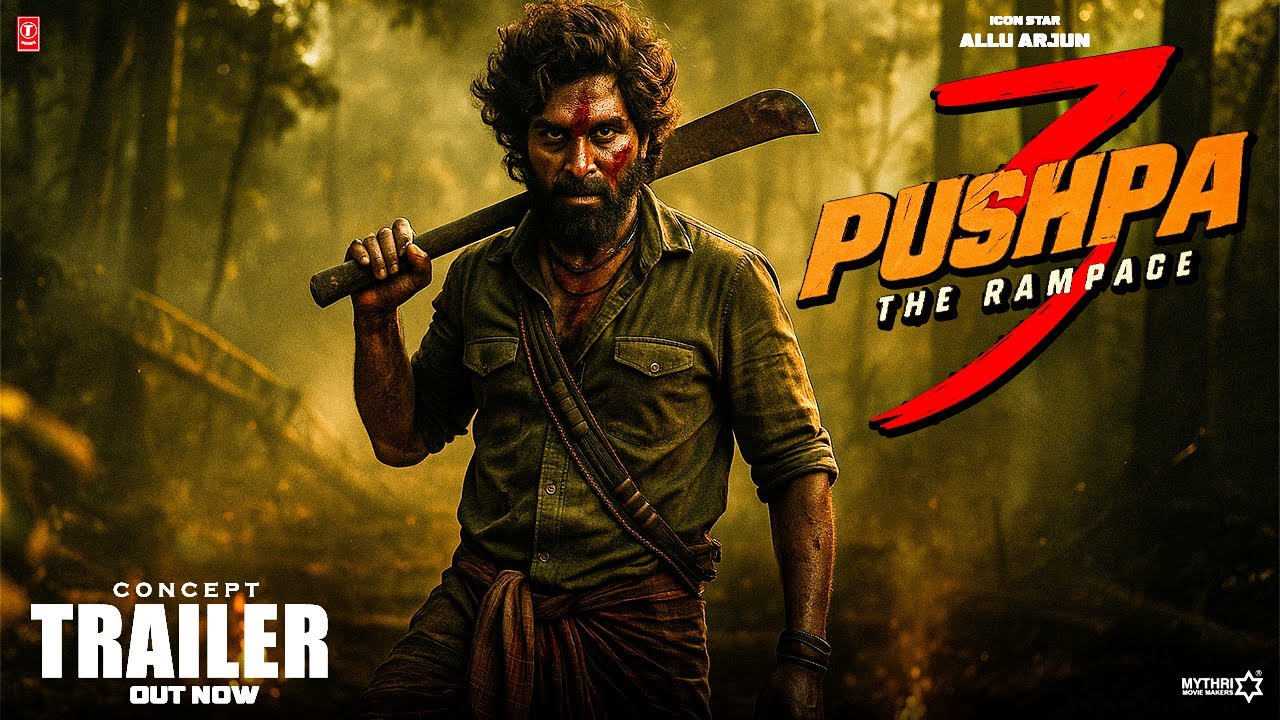 Pushpa 3: The Rampage🔥| Concept Trailer (Hindi) |Allu Arjun |Vijay ...