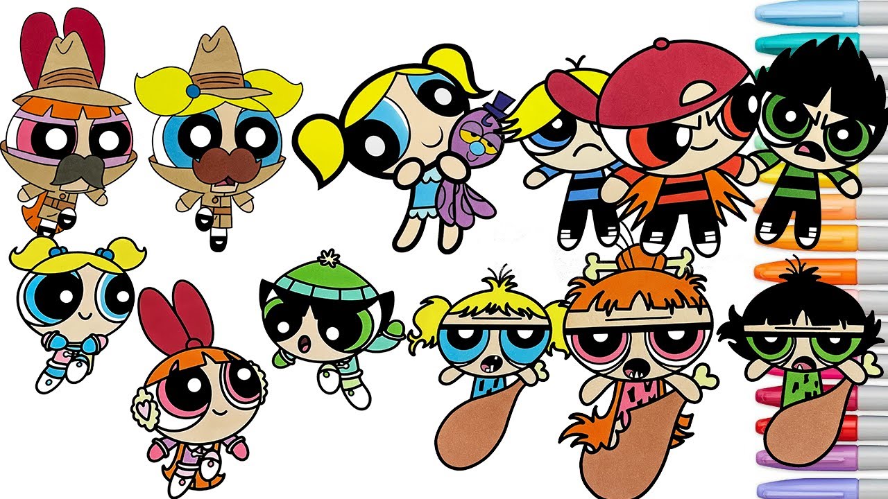 Power Punk Boys Coloring Pages