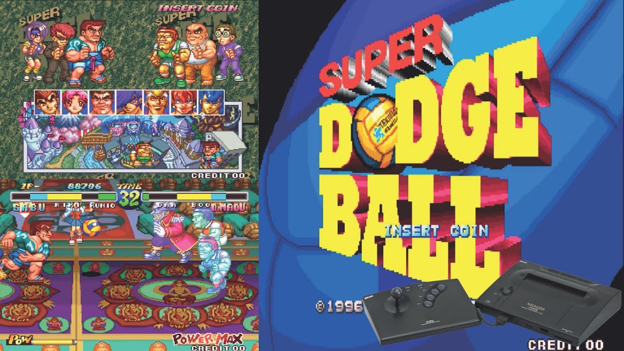 Super Dodge Ball Neo Geo - C&M Playthrough - YouTube