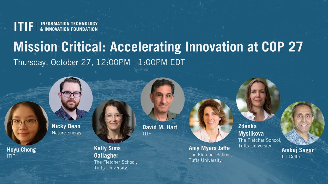 Mission Critical: Accelerating Innovation at COP 27 - YouTube