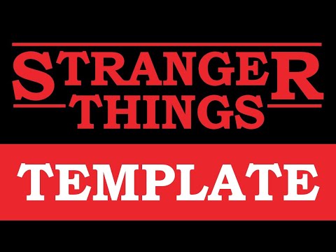 A Stranger Things Template for PowerPoint - YouTube