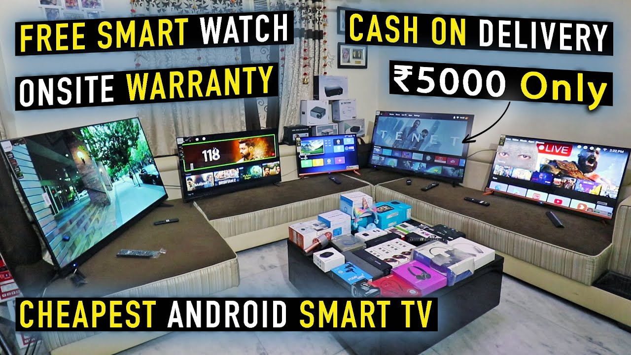 सबसे सस्ते 4k Android Smart TV | Led TV सिर्फ 5000/- ₹ से शुरू ...