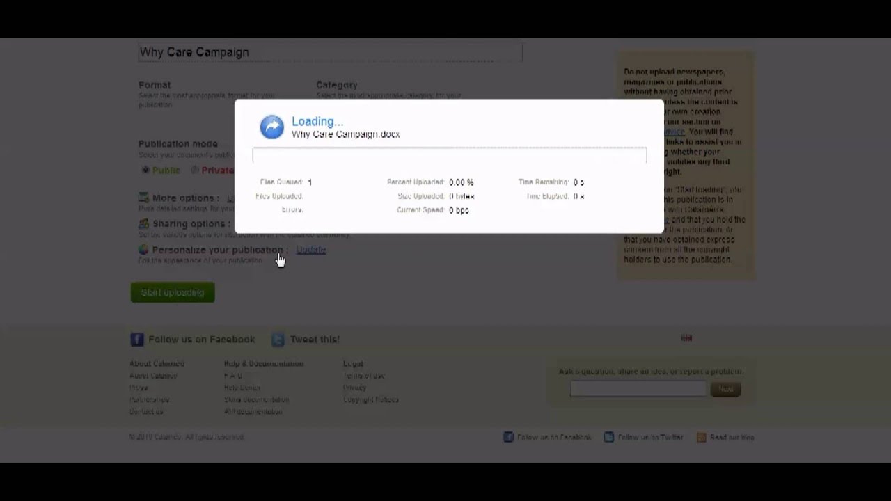Calameo Tutorial - YouTube