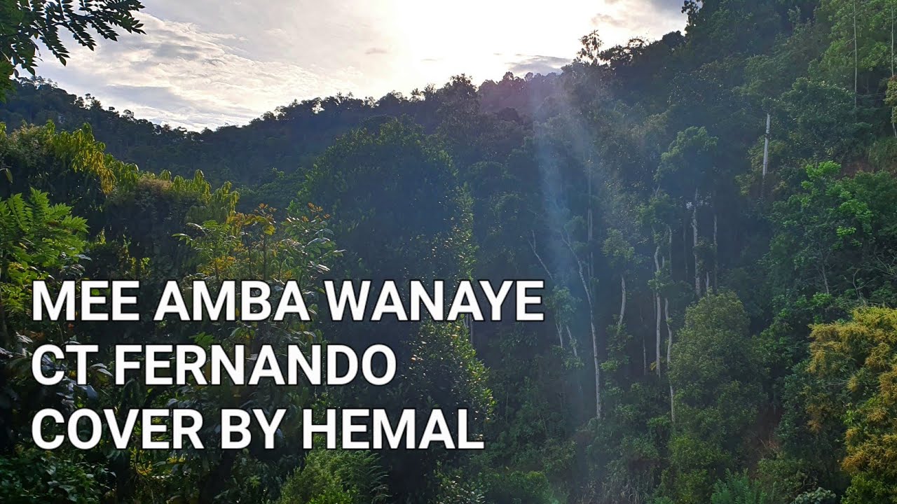 MEE AMBA WANAYE- CT FERNANDO - COVER - YouTube