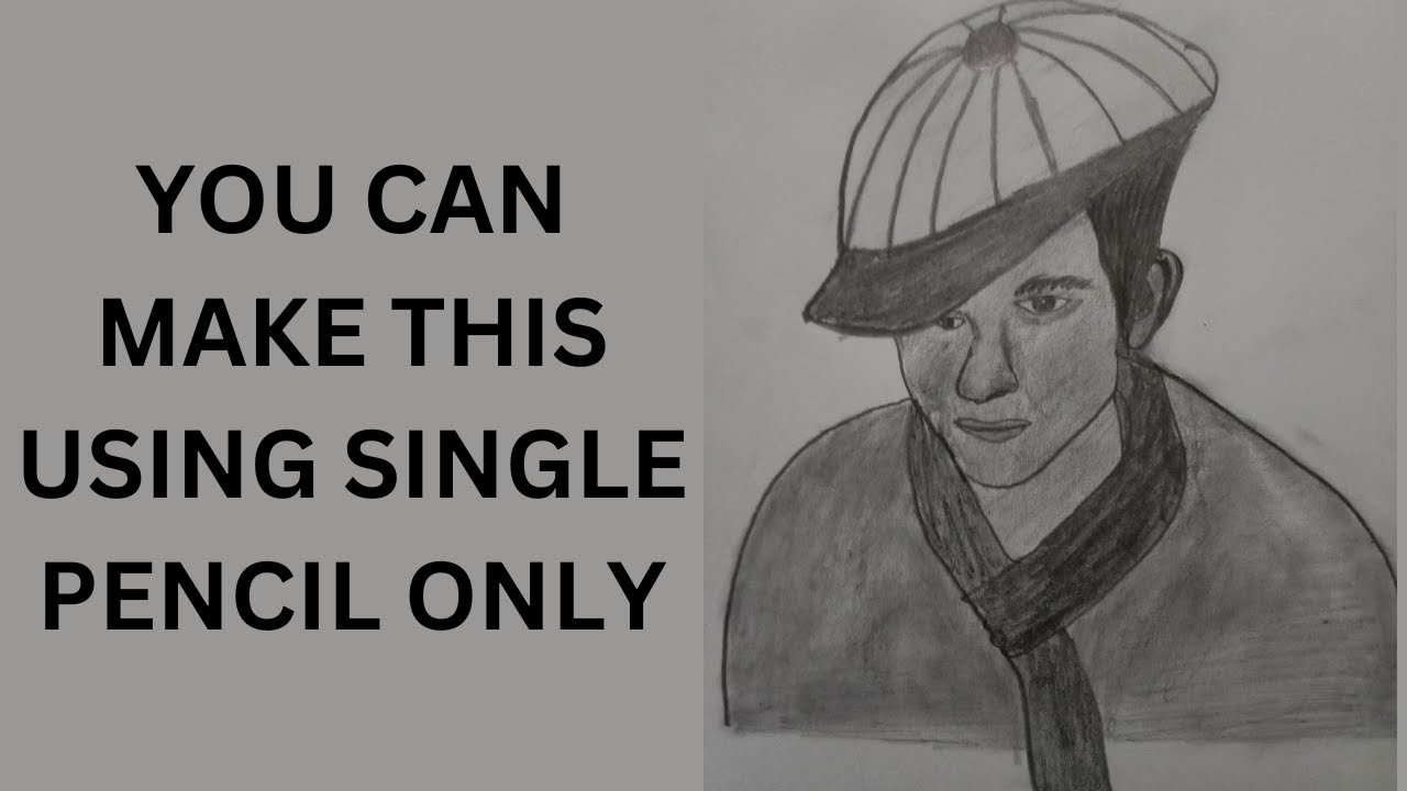 Sad boy sketch making step by step| easy boy drawing for beginners ...