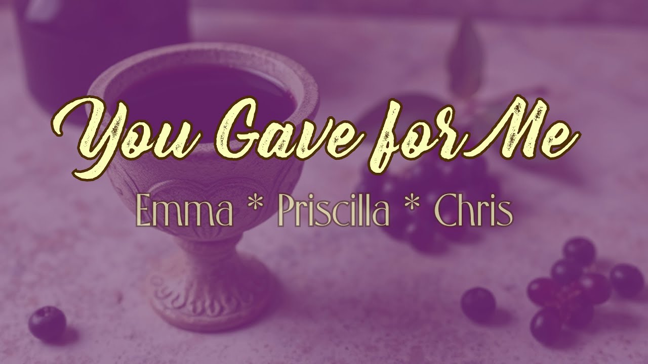 You Gave for Me - YouTube