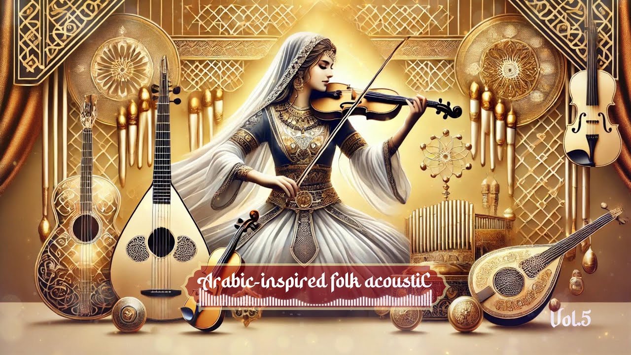 Arabic Folk Acoustic Melodies Vol 5 | Traditional Instrumental Music ...