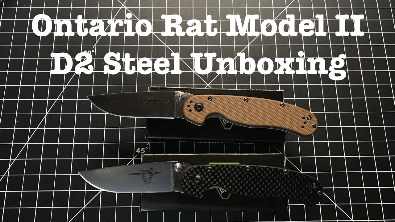 Rat Model II in D2 Steel Unboxing X 2!!! - YouTube