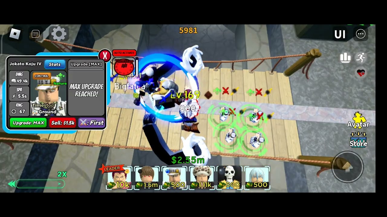 roblox all star tower defense aizen 6500 second😎 - YouTube