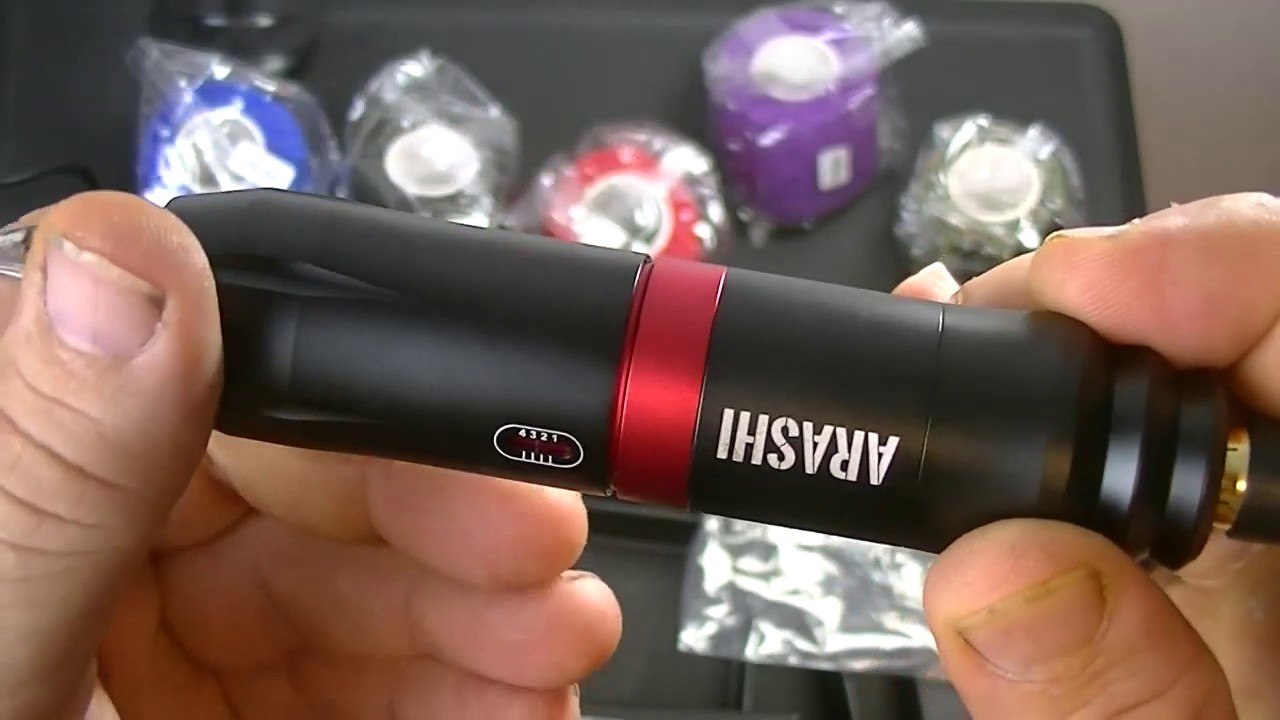 Maquina de tatuaje ARASHI ( PEN) - YouTube