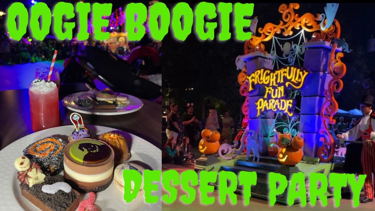 👻💚 Oogie Boogie Dessert Party 💚👻| Oogie Boogie Bash #oogieboogiebash # ...