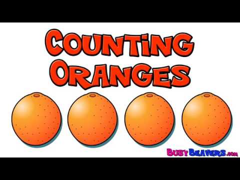 'Counting Oranges' CLIP Counting Practice, English Learning, Kids ...