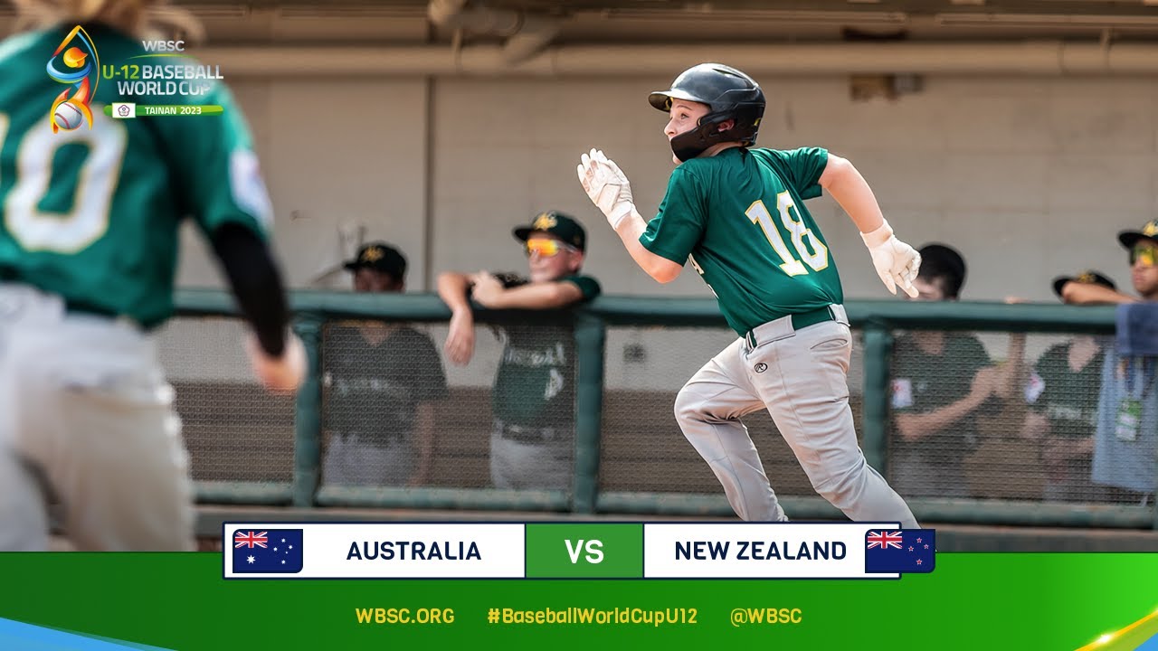 HIGHLIGHTS – Australia vs. New Zealand – WBSC U-12 Baseball World Cup ...