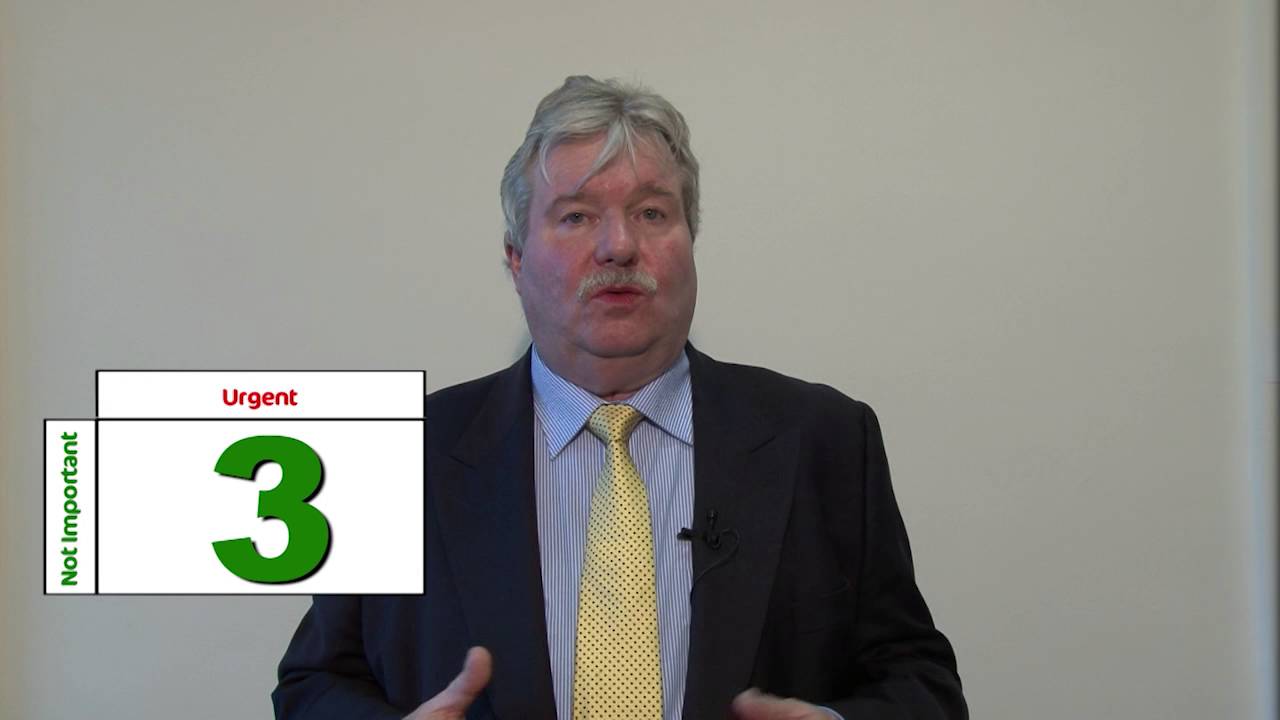 Terry Harmer - The Time Management Matrix Explained - YouTube