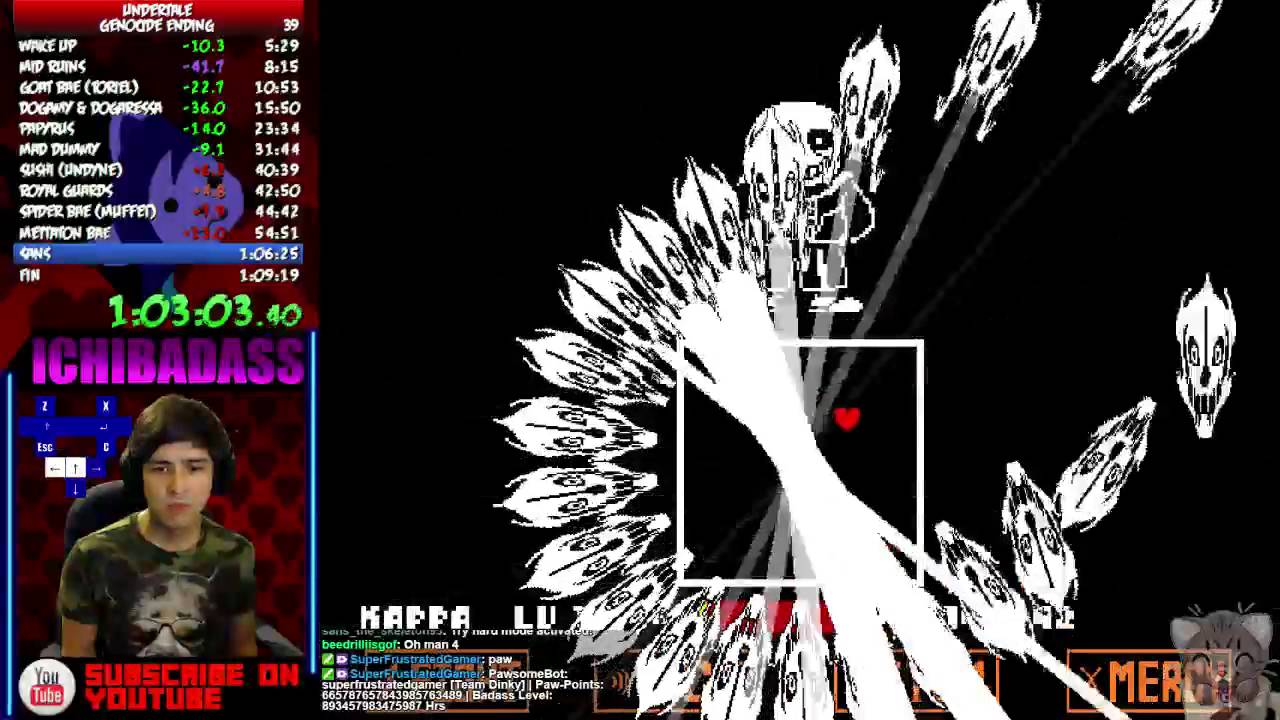 4HP You only LIVE ONCE! Sans FINAL ATTACK! - YouTube