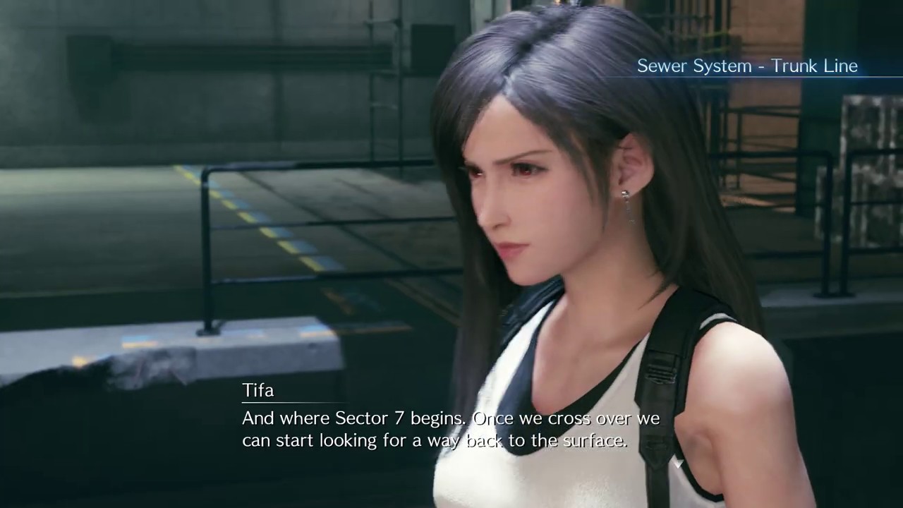 Final Fantasy 7 remake - Sewers, Abzu boss fight - YouTube
