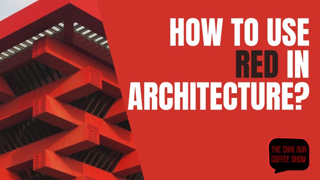 How to use Red in Architecture? - Architecture inspiration - YouTube