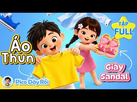 Bài Hát Học Tên Các Loại Quần Áo Cùng Pico và Min | Giáo Dục Sớm Cho Trẻ
