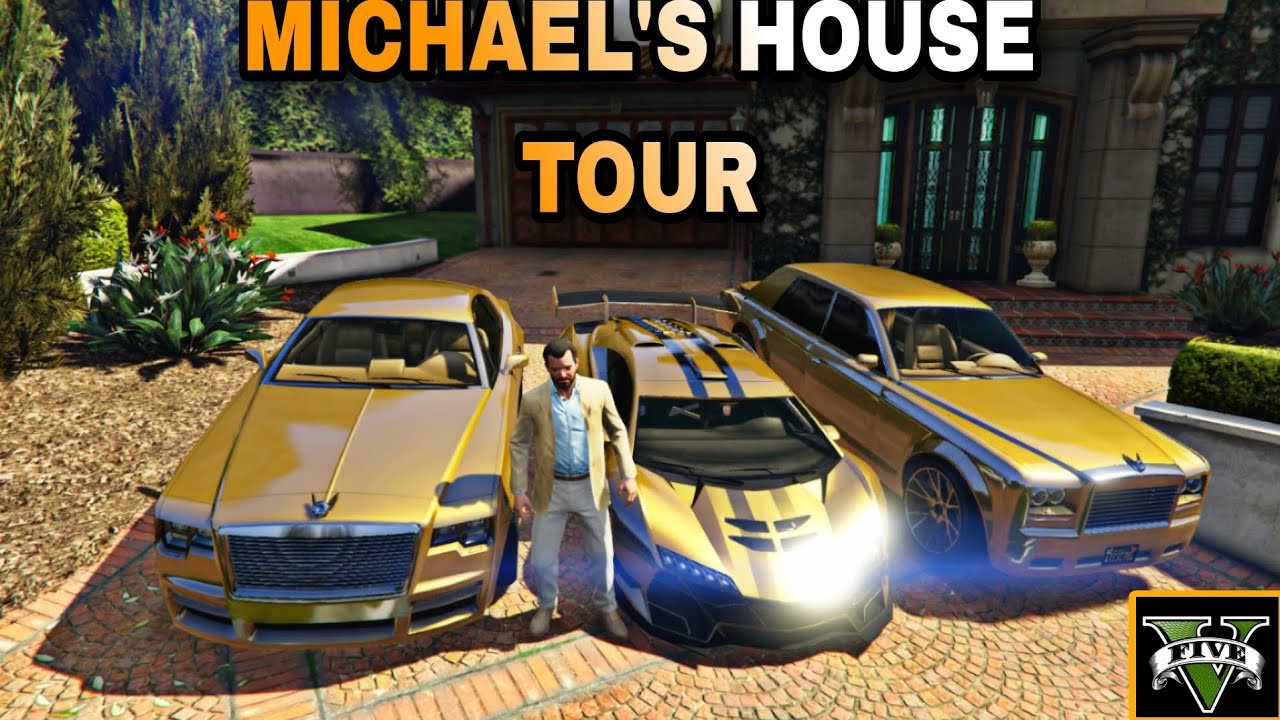 [GTA5]Michael's House Tour(new update) - YouTube