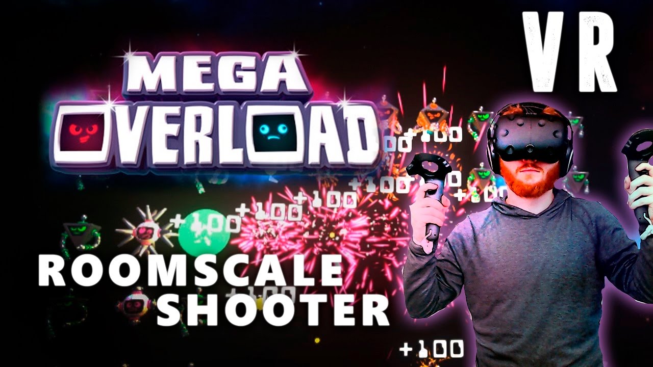 Mega Overload: VR roomscale shooter with multiplayer on HTC Vive - YouTube
