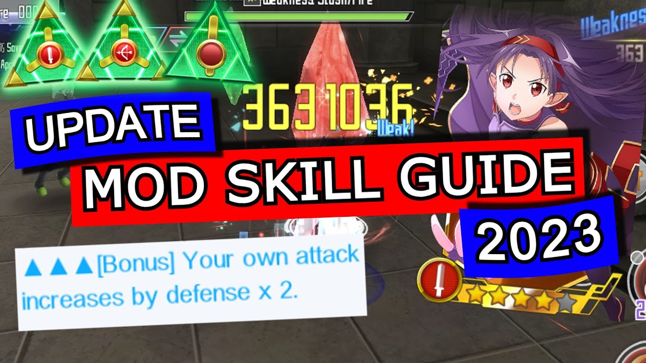 [SAOIF] Mod Skill Guide 2023 | Mod Skill / Mod Fodder / Mod III Unlocker | SAOIF GUIDE - YouTube